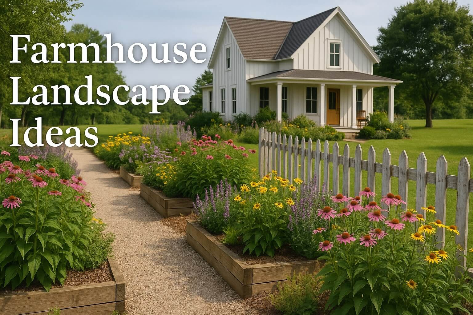 Timeless Charm, Practical Roots: Farmhouse Landscape Ideas That Bring ...